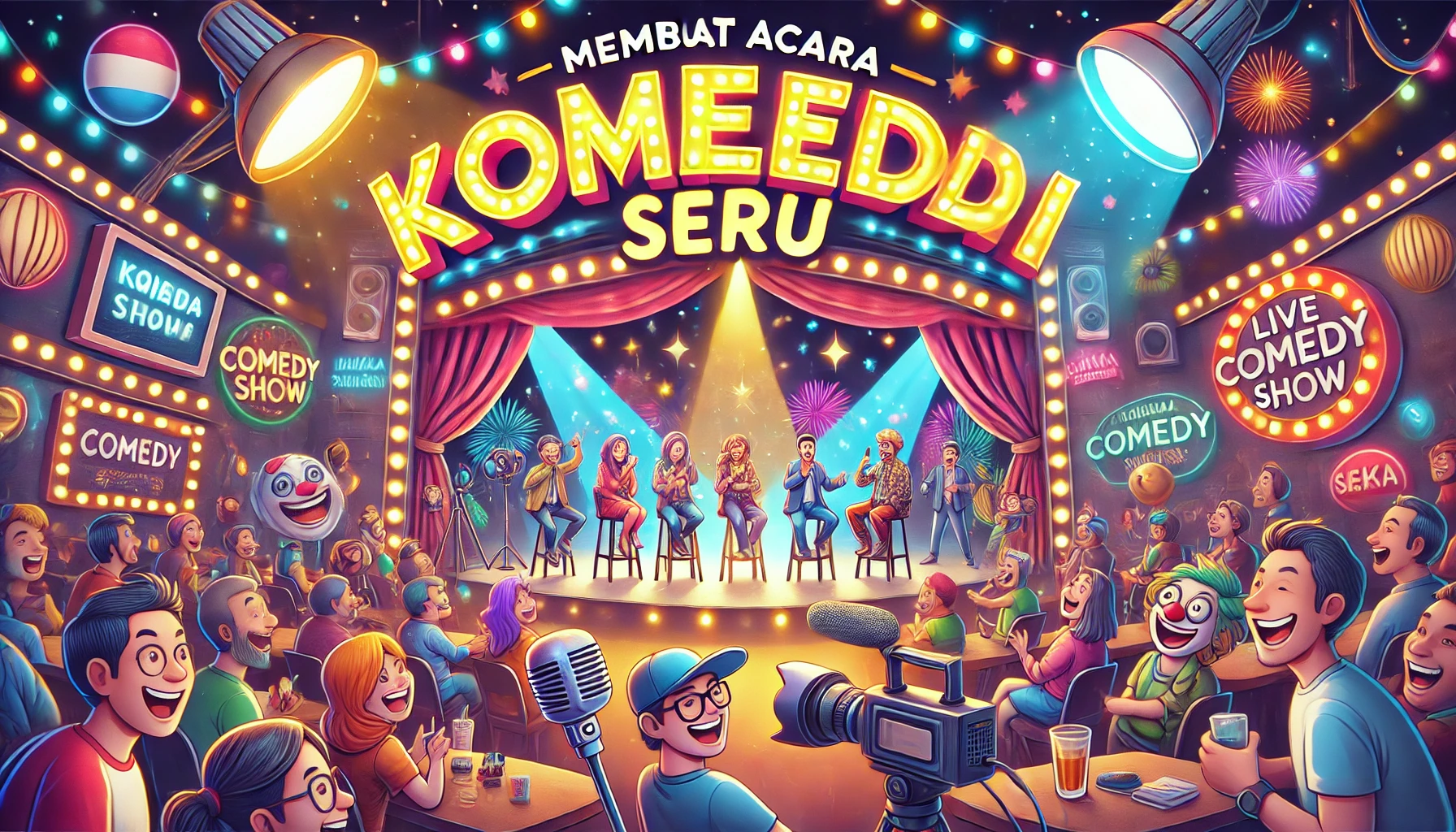 Membuat Acara Komedi Seru